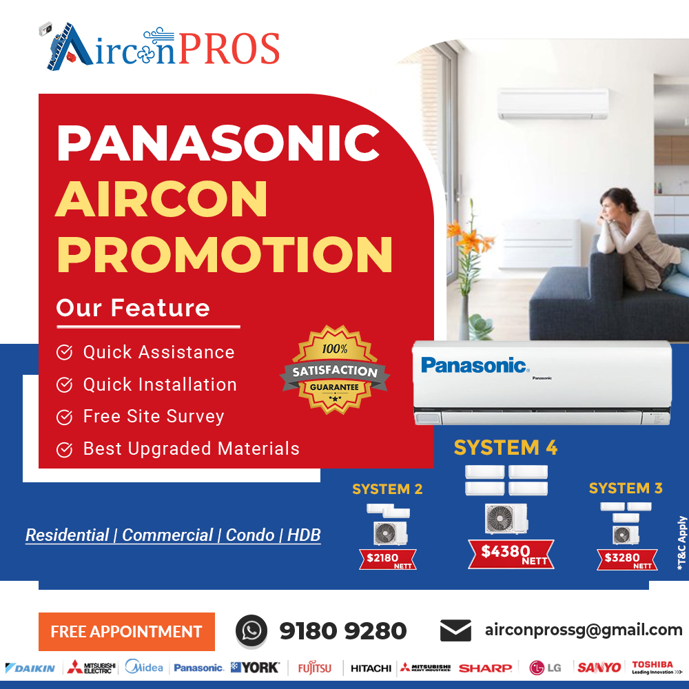Panasonic Aircon Promotion in Singapore - TheMirch